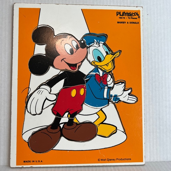 Disney | Toys | Vintage Walt Disney Productions Mickey Mouse Donald ...